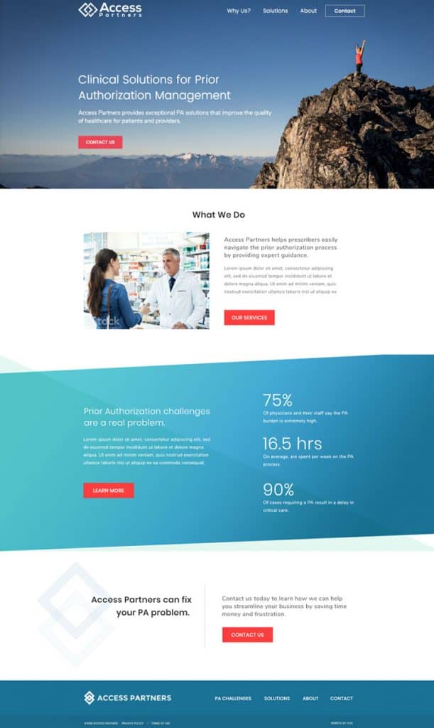 Access Partners Website Design | Miami Web Design | FUZE