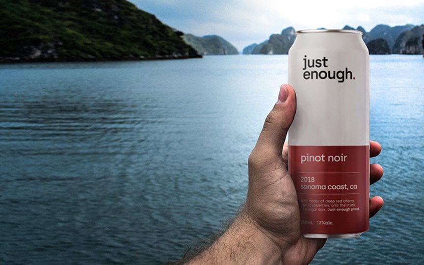 Just Enough Wines Shopify Website Design | Web Design Miami | FUZE